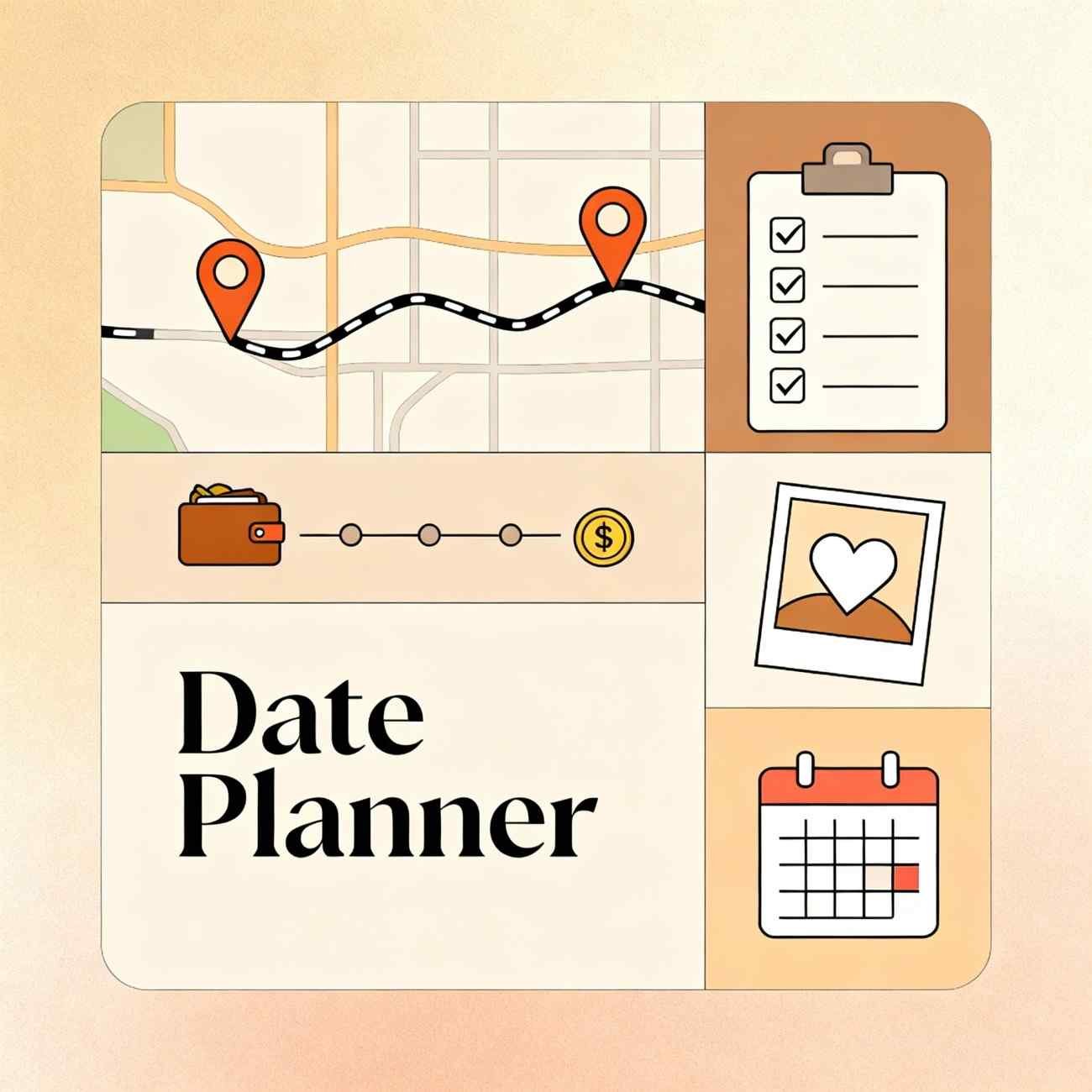 The Perfect Date Planner - Itinerary, Map & Ideas for Couples